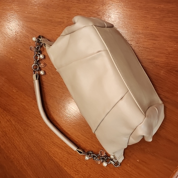 Kate Landry | Bags | Kate Landry Metallic Pearl Leather Shoulder Purse ...